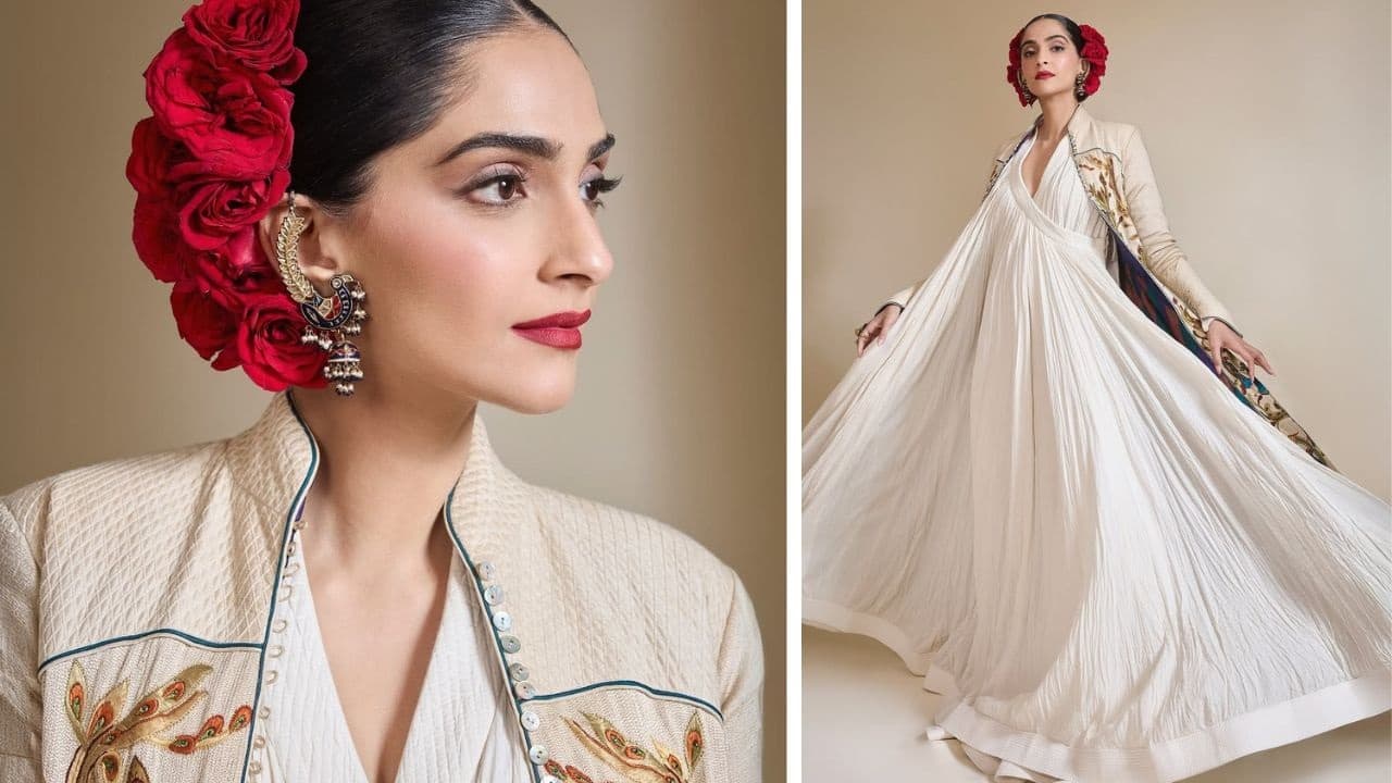 Sonam Kapoor honours Rohit Bal by rewearing an outfit he designed for ...