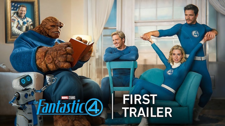 The Fantastic Four: First Steps trailer: Pedro Pascal and Vanessa Kirby unite for an epic ...