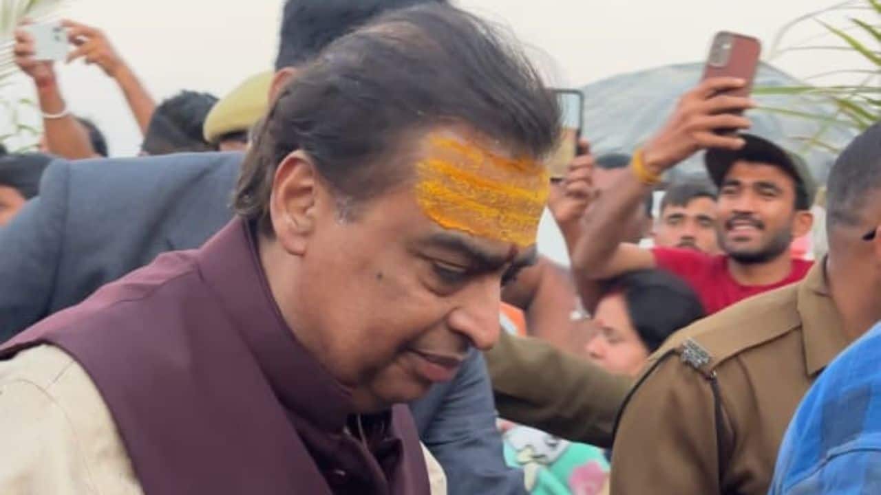 Ambani family takes holy dip at Triveni Sangam during Maha Kumbh Mela ...