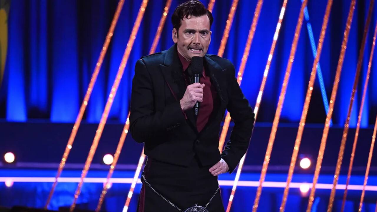 Bafta 2025 host David Tennant’s ‘Beetlejuice’ Trump joke cut from BBC’s ...