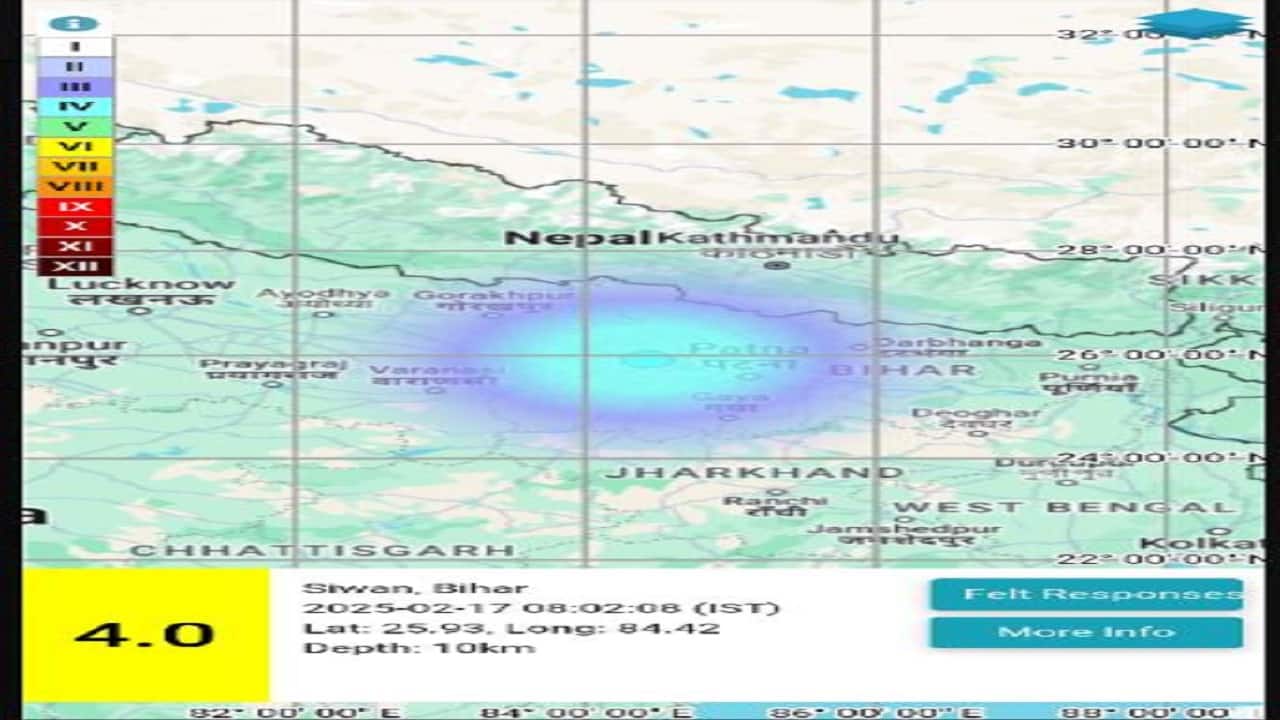 Bihar earthquake: Bihar hit with earthquake of magnitude 4 hours after ...