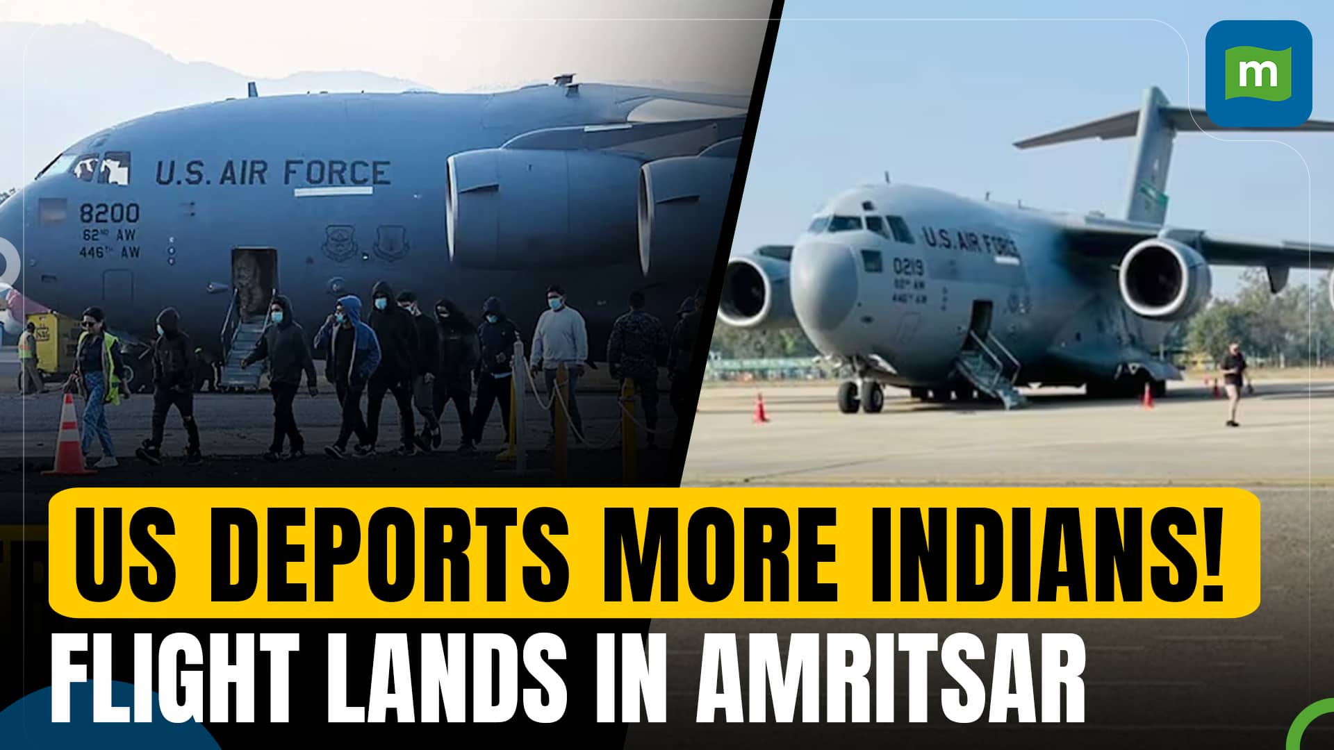 Third Batch of Illegal Indian Immigrants Deported from US | Plane Lands ...