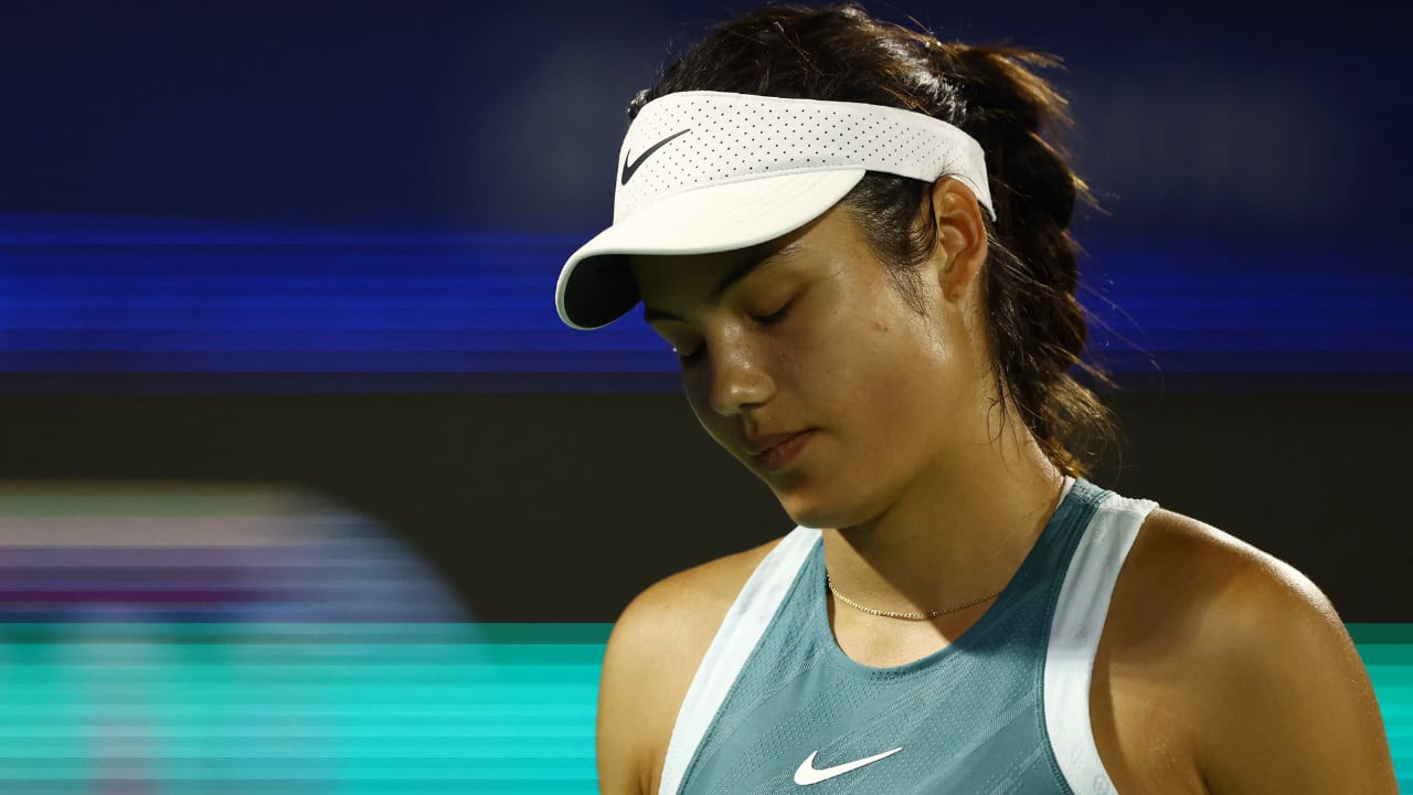 Emma Raducanu approaches umpire in tears and a man is ejected during a ...