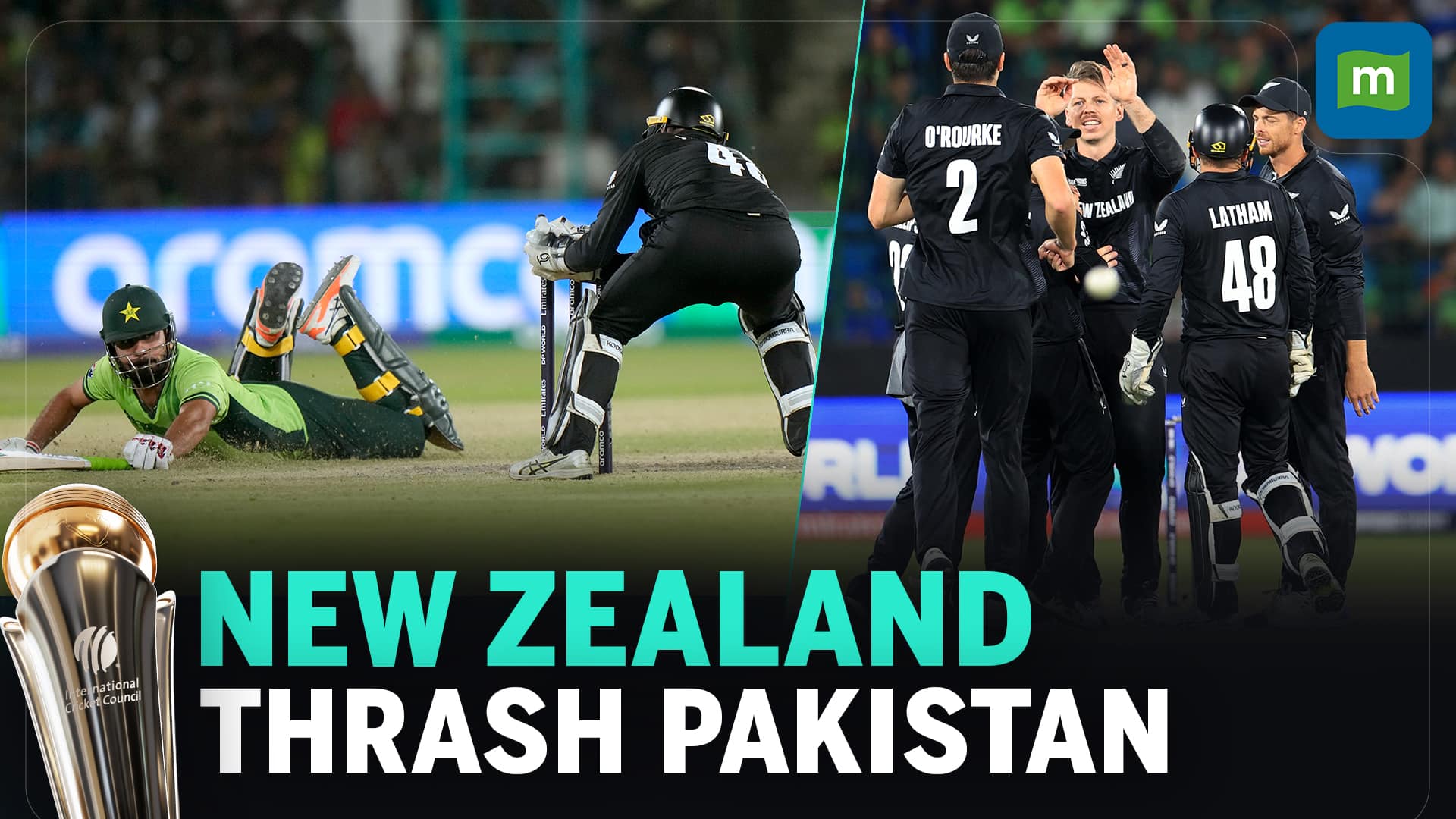 ICC Champions Trophy 2025 | Pakistan vs New Zealand Match Highlights