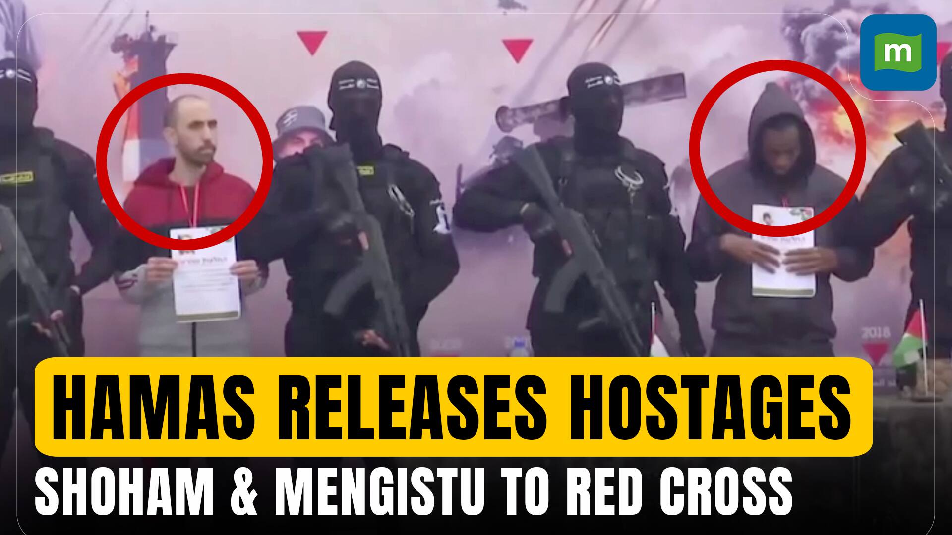 Hamas hands over Israeli hostages Tal Shoham and Avera Mengistu to Red ...