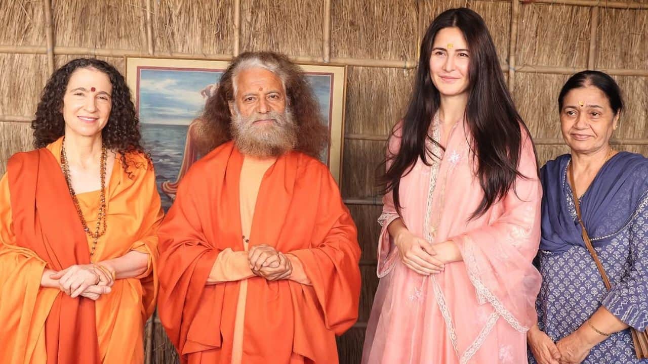 Katrina Kaif and her mother-in-law Veena Kaushal visit Maha Kumbh ...