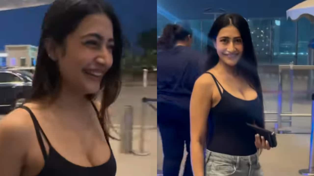 Dhanashree Verma smiles for paps as she makes her first public appearance amid divorce with ...