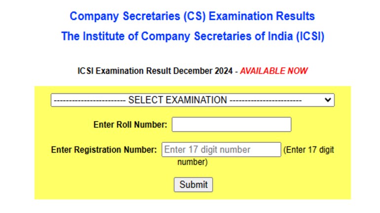ICSI CS Result (OUT) Highlights: CS Executive, Professional December ...