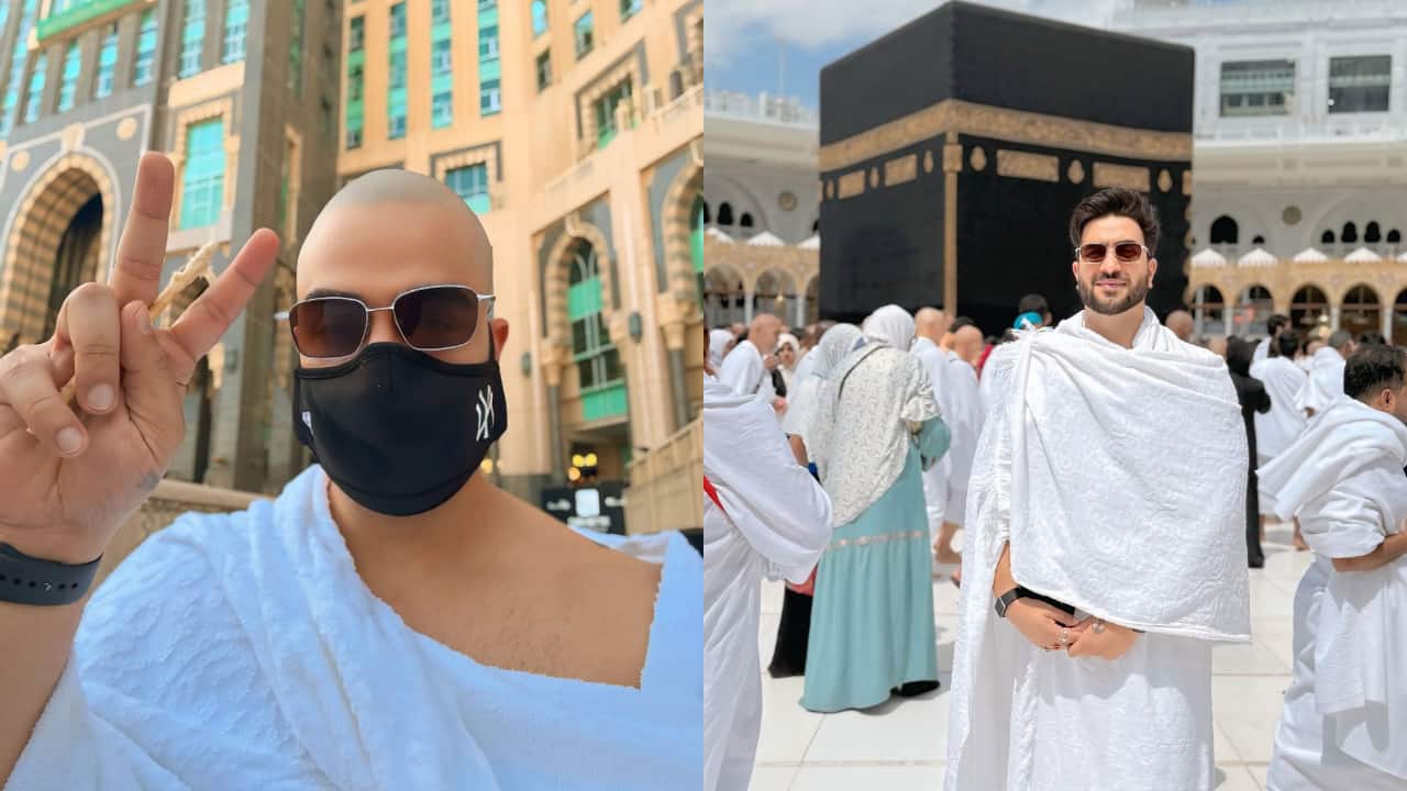 Aly Goni takes fans by surprise with shaved head after performing Umrah ...