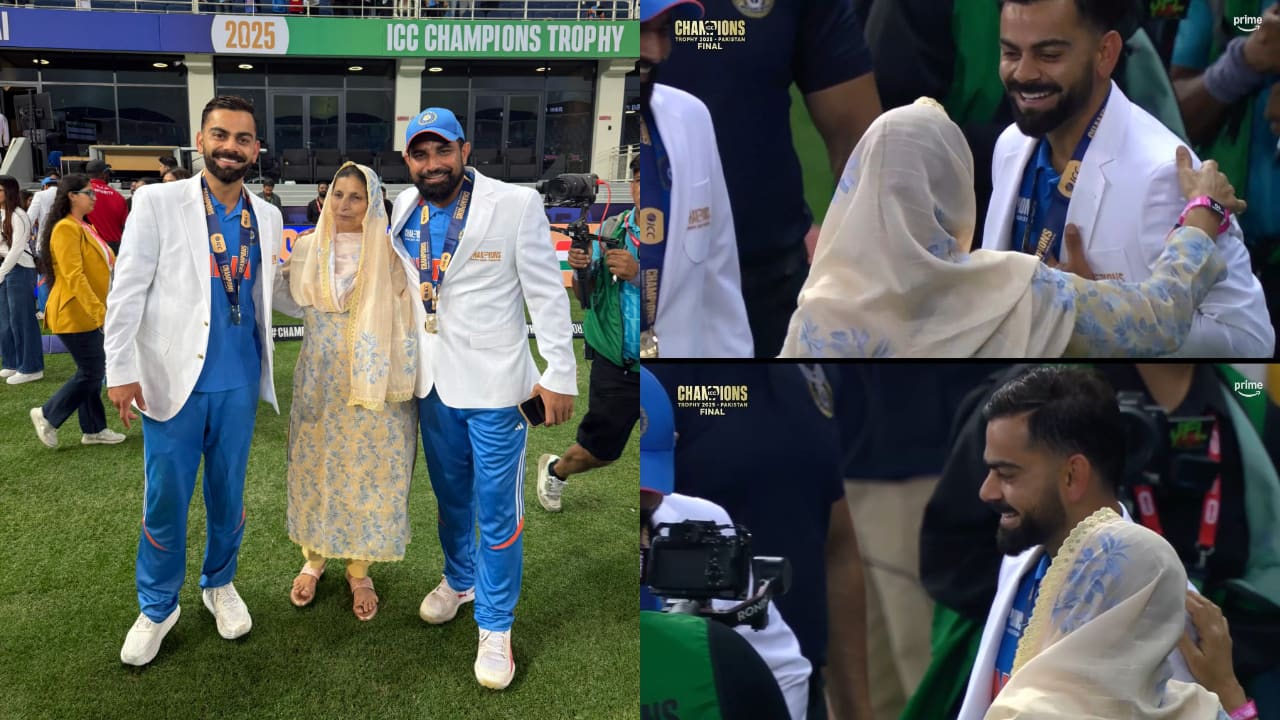 Virat Kohli touches feet of Mohammed Shami's mother, internet salutes ...
