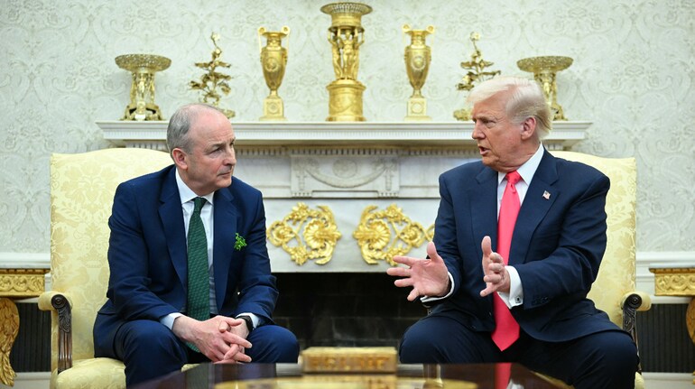 'Ireland taking advantage': At Oval Office, Donald Trump berates PM ...
