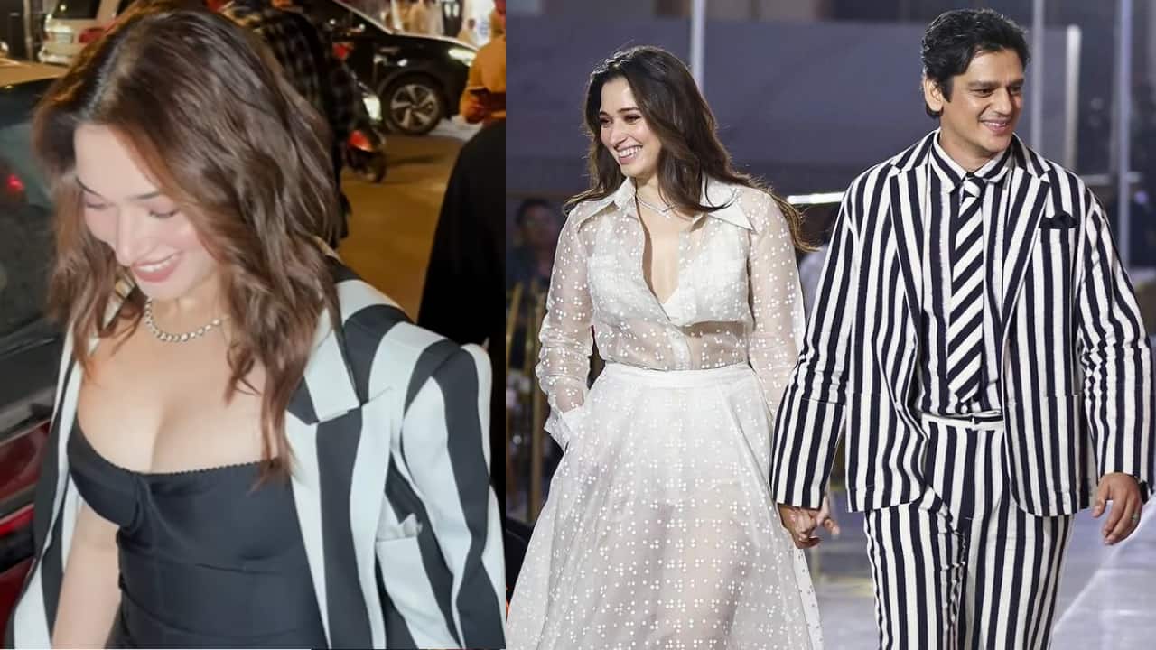 Tamannaah Bhatia wears a similar blazer as Vijay Varma, netizens say, "Acha kasha relationship ...