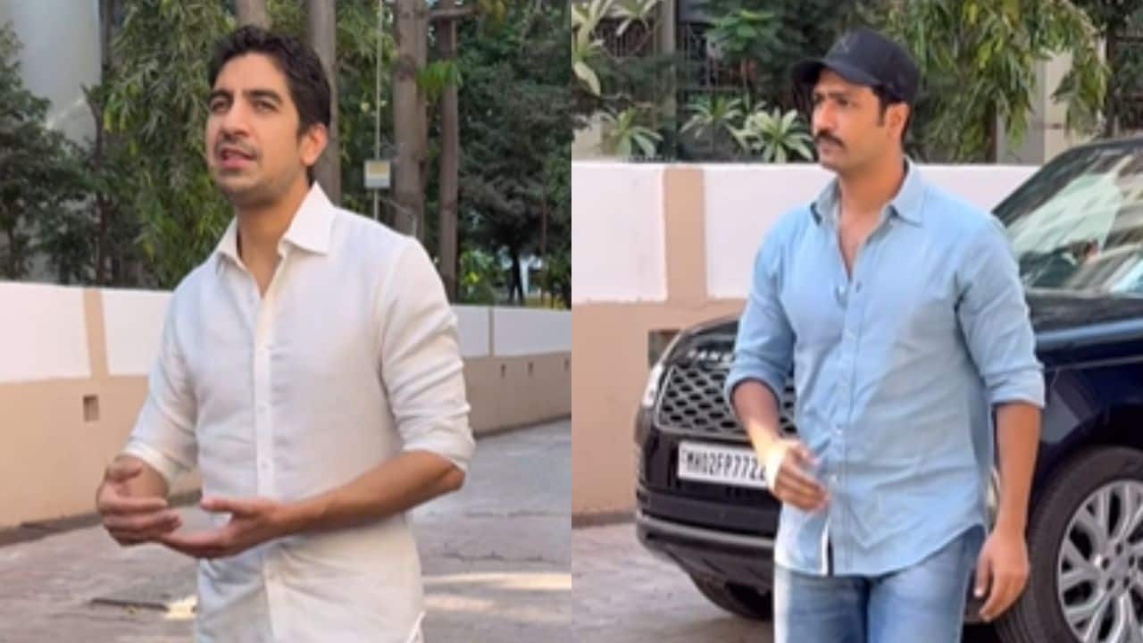 Ranbir Kapoor, Vicky Kaushal at prayer meet of Ayan Mukerji's father ...