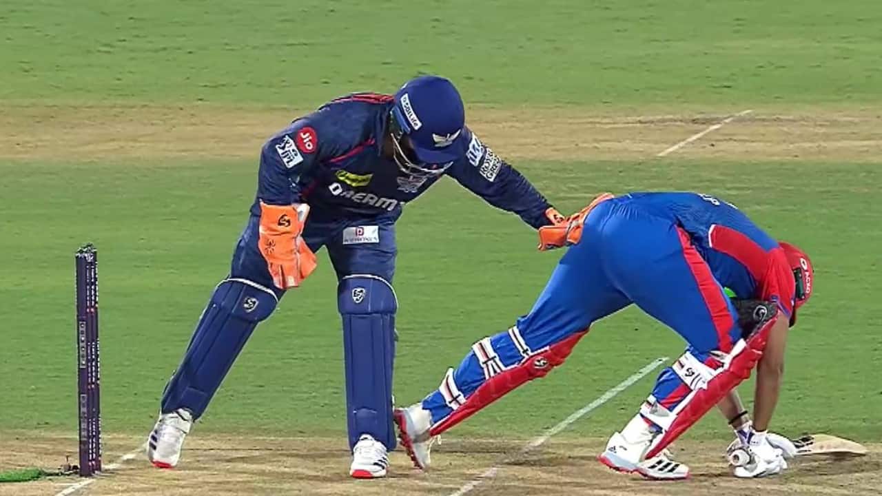 IPL 2025: Rishabh Pant playfully stumps Kuldeep Yadav in light-hearted ...