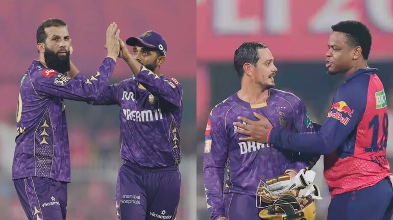 IPL RR vs KKR Highlights 2025: Kolkata Knight Riders spinners choke Rajasthan Royals, Quinton de ...