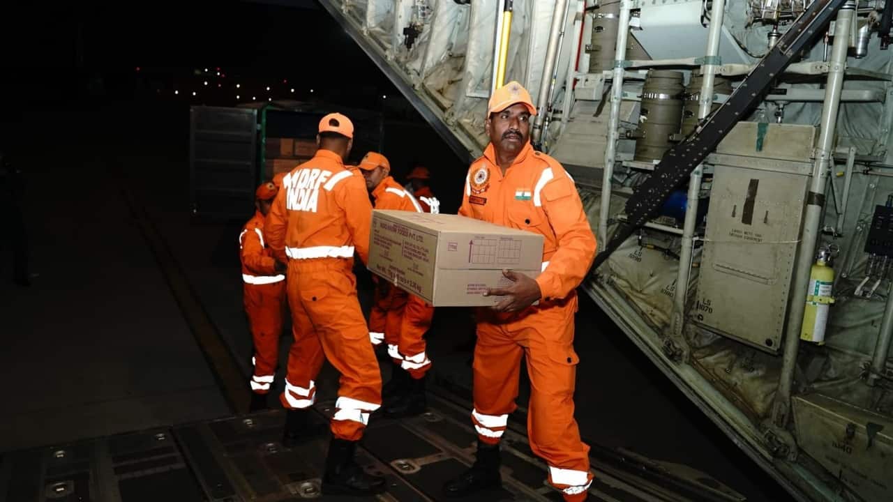 India sends 15 tonnes of relief material on IAF aircraft to quake-hit ...