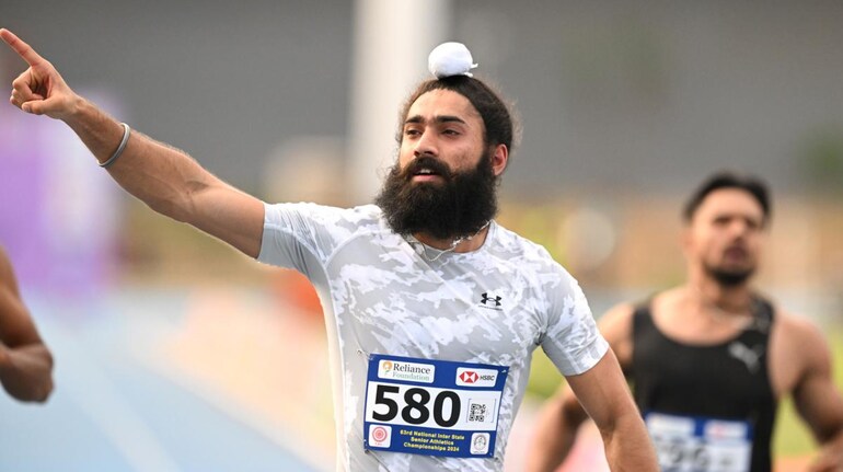 Gurindervir Singh smashes men's 100m national record, clocks 10.20s at ...