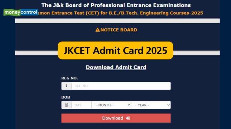 JKCET 2025 admit card released @ jkbopee.gov.in, download hall ticket here
