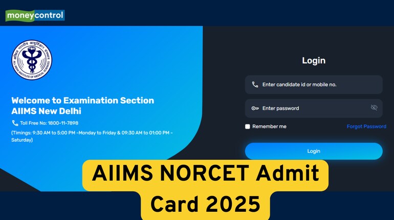 AIIMS NORCET 8 Admit Card 2025 OUT @ aiimsexams.ac.in; Direct Link Here