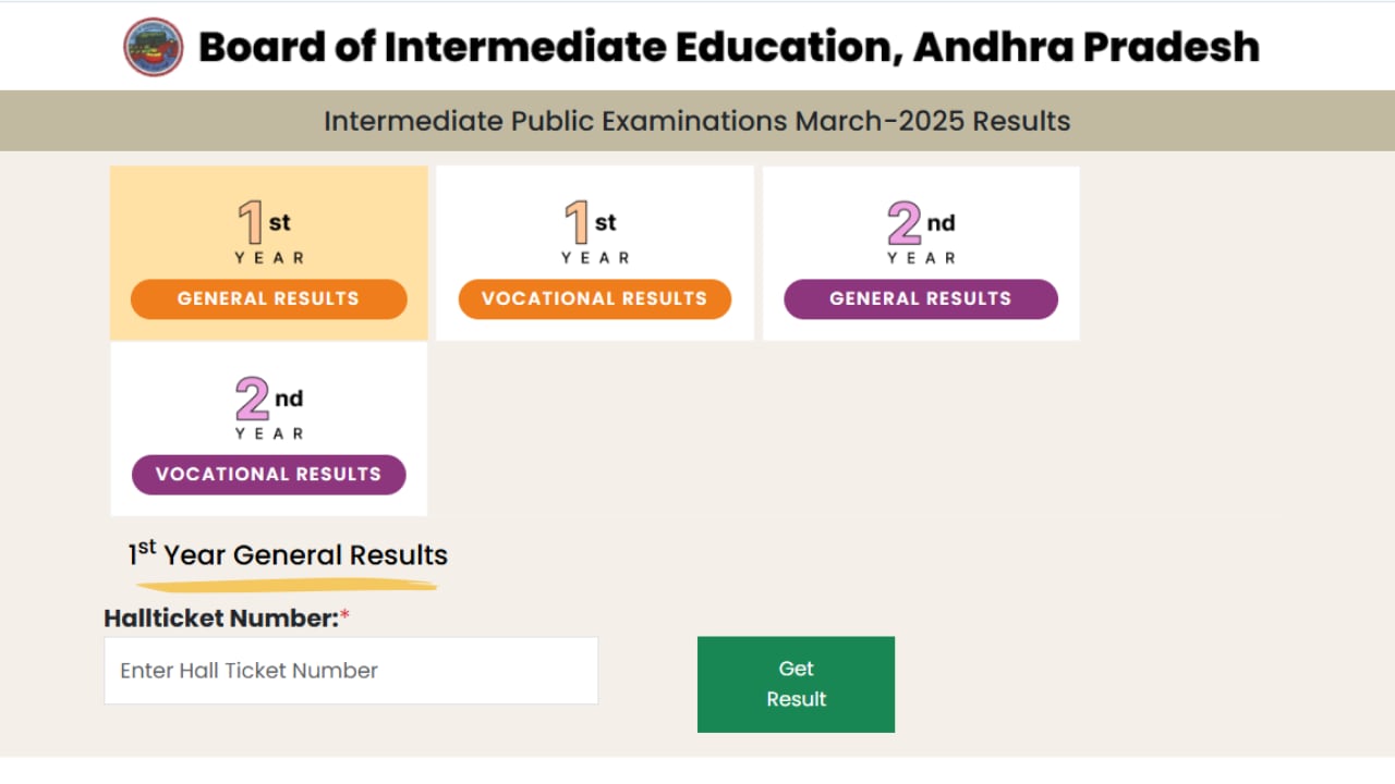 AP Inter Results 2025 (OUT) Highlights: BIEAP Intermediate 1st Year ...
