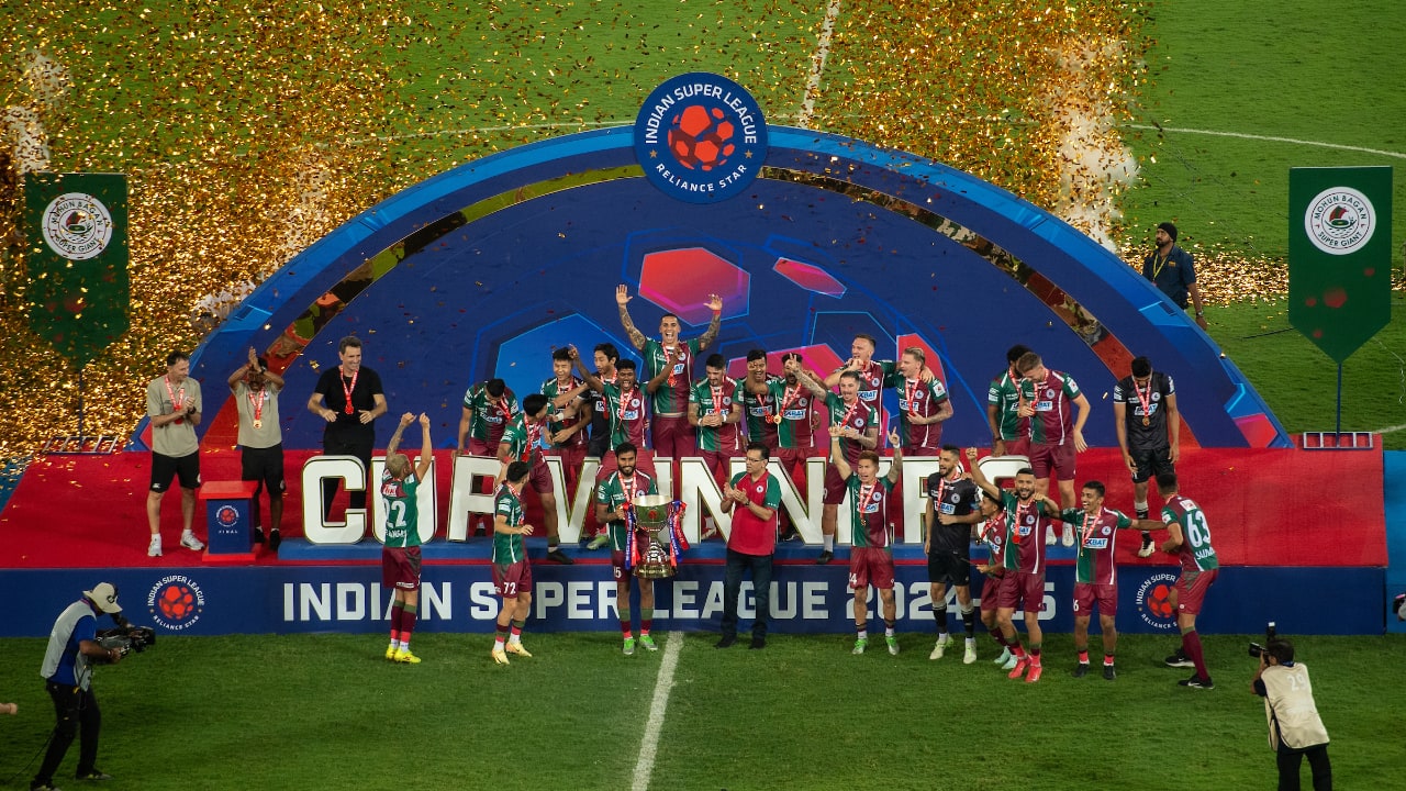 Mohun Bagan Super Giant beat Bengaluru FC 2-1 to win ISL 2024-25