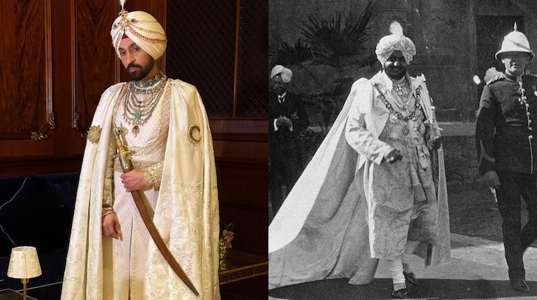 Diljit Dosanjh pays tribute to Maharaja Bhupinder Singh of Patiala in Prabal Gurung Couture at ...