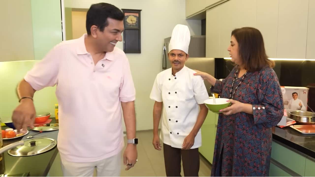 Sanjeev Kapoor attempts to hire Farah Khan’s chef Dilip, says "Tu inka channel chhod, mere ...
