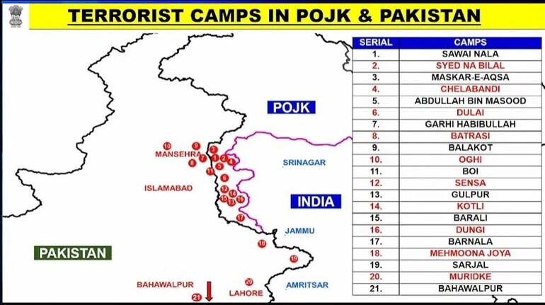 Operation Sindoor: Nine terror camps in Pakistan, PoK reduced to rubble ...