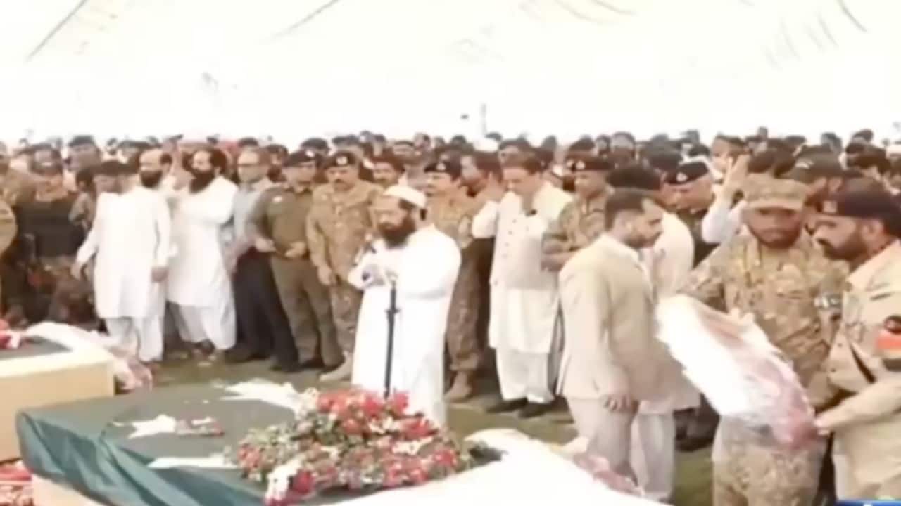 LeT commander Hafiz Abdul Rauf leads funeral prayer for terrorists ...