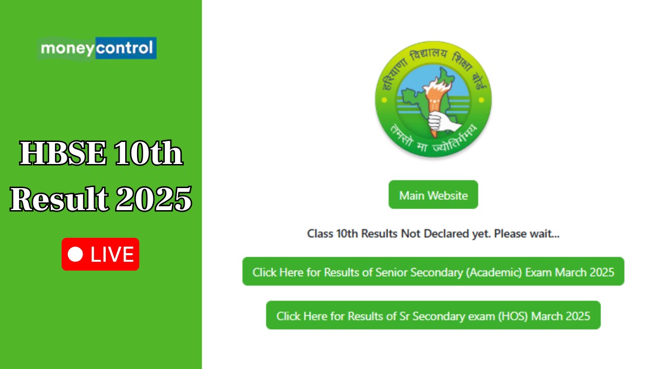 HBSE 10th Result 2025 Live Updates: Haryana Board BSEH Class 10 Result ...