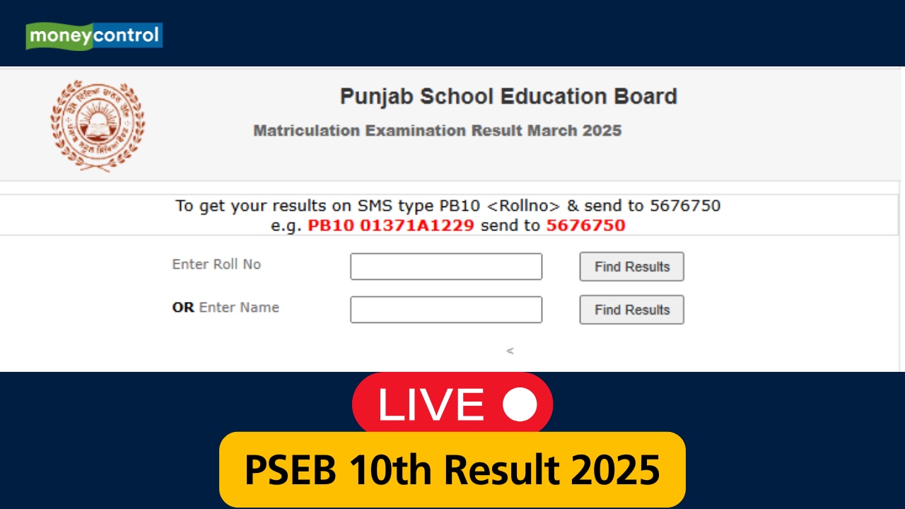 PSEB 10th Result 2025 (OUT) Highlights: Punjab Board Matric Results ...