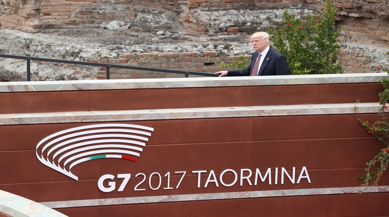 Gold palaces, jet deals and McDonald’s: Trump at home in Middle East