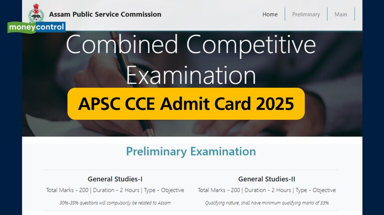 APSC CCE Admit Card 2025 OUT @ apsc.nic.in today, direct link here