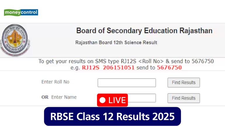 RBSE 12th Result 2025 (OUT) Live: Rajasthan Class 12 Arts, Commerce ...