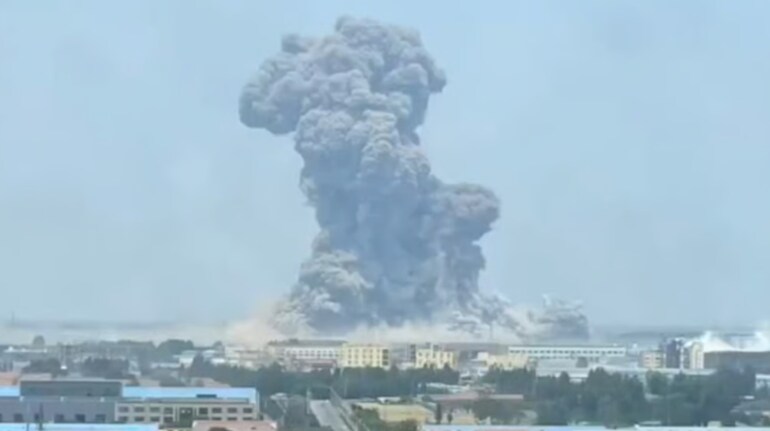 Shards of shattered glass, eerie silence: Smoke still rising day after ...