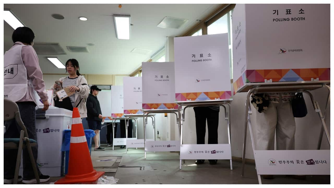 South Koreans turn out in record numbers for early voting in ...