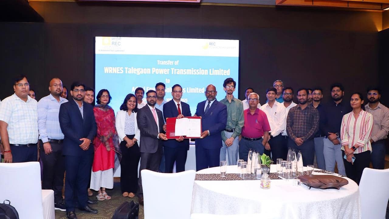 REC unit transfers Talegaon Power Transmission to Adani Energy Solutions