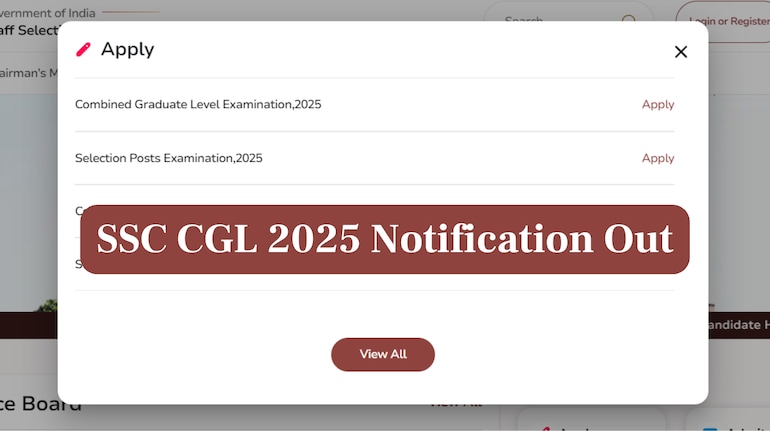 Ssc Cgl 2025 Notification Out For 14 582 Vacancies