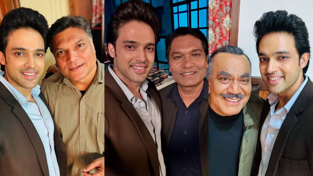 CID 2: Parth Samthaan poses with co-actors ACP Pradyuman aka Shivaji ...