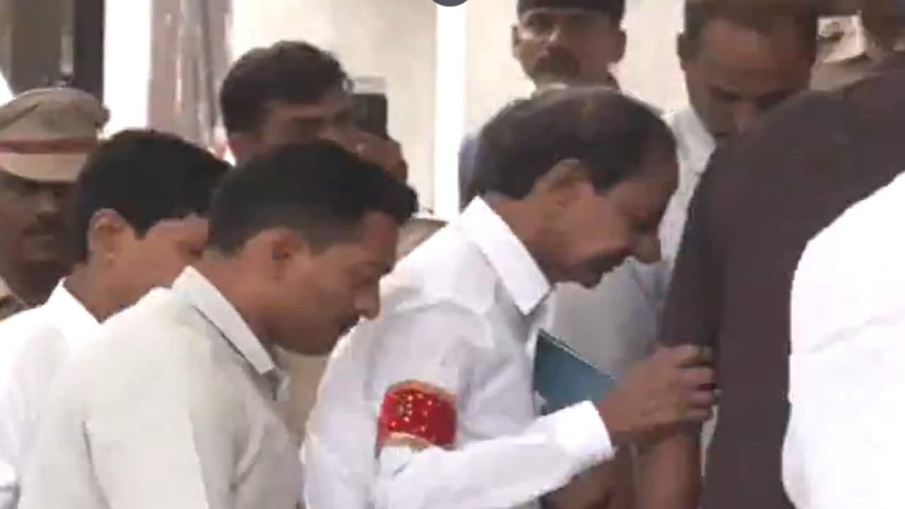 Ex-Telangana CM KCR appears before judicial panel probing ...