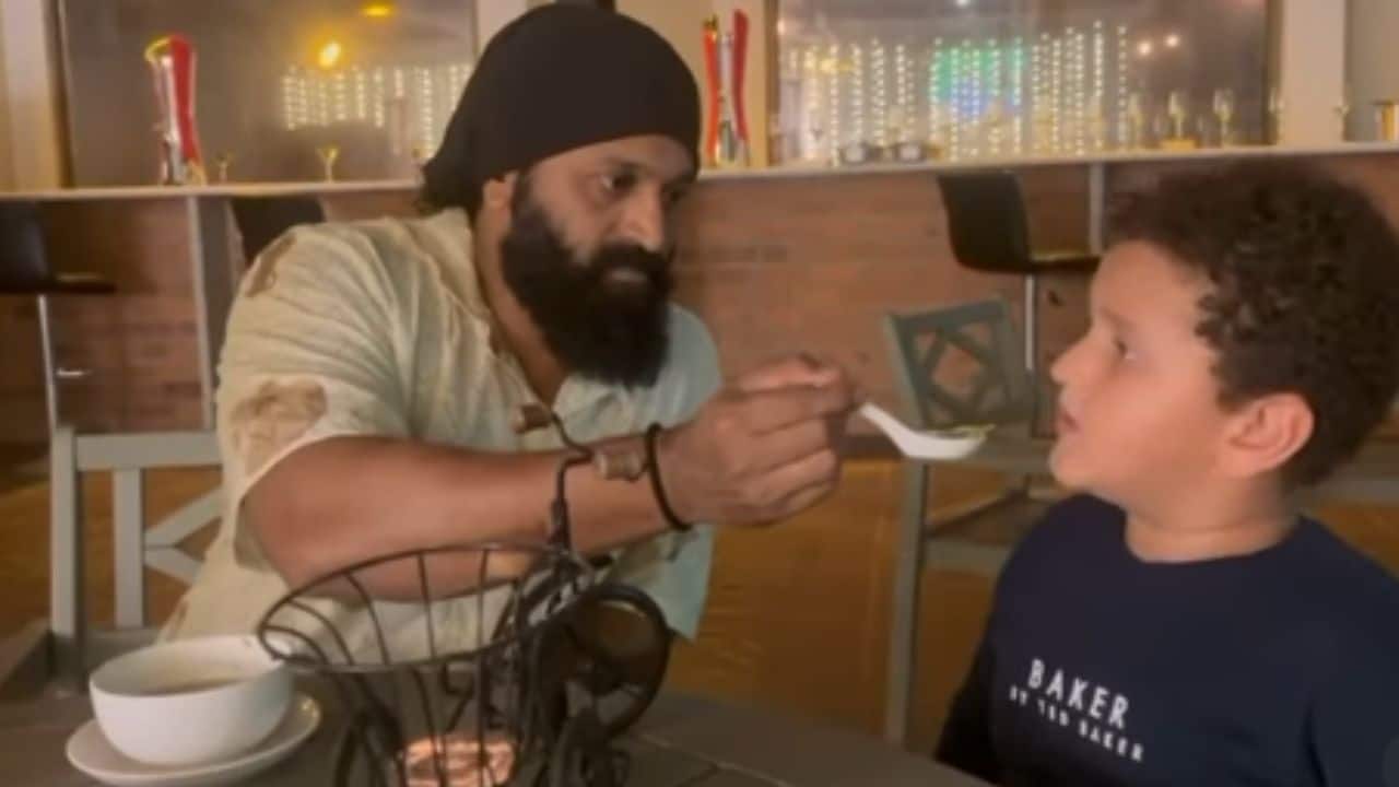 Rishab Shetty's wife Pragathi Shetty shares video of the actor feeding ...
