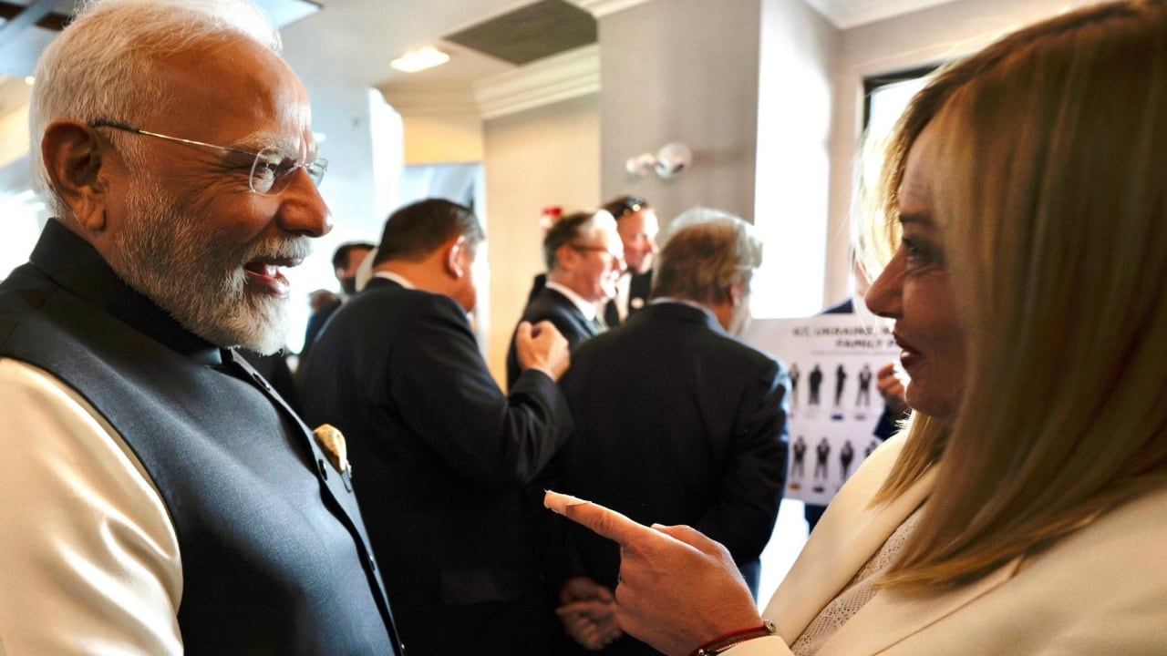 Italy PM Georgia Meloni greets PM Modi at G7 meet: 'You're the best ...