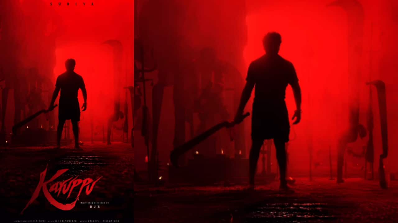 Suriya 45 titled as Karuppu: RJ Balaji’s next film’s official poster ...