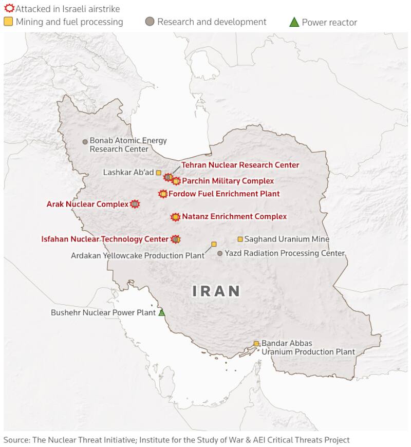 Fordow, Isfahan, Natanz: Inside Iran’s top nuclear sites hit by U.S ...