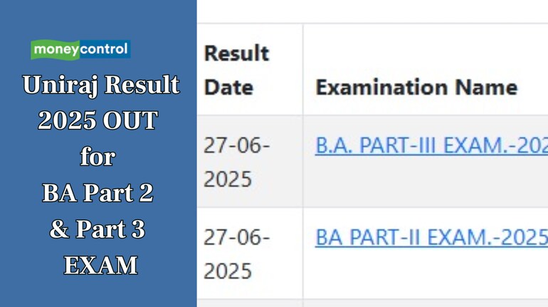 Uniraj Result 2025 for BA Part 2 and Part 3 declared at uniraj.ac.in; direct link here