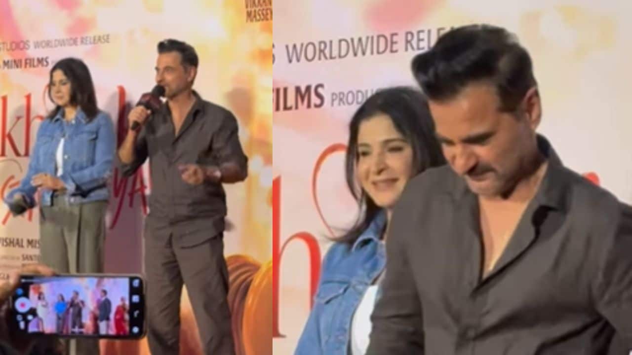 Sanjay Kapoor supports daughter Shanaya Kapoor at Aankhon Ki ...