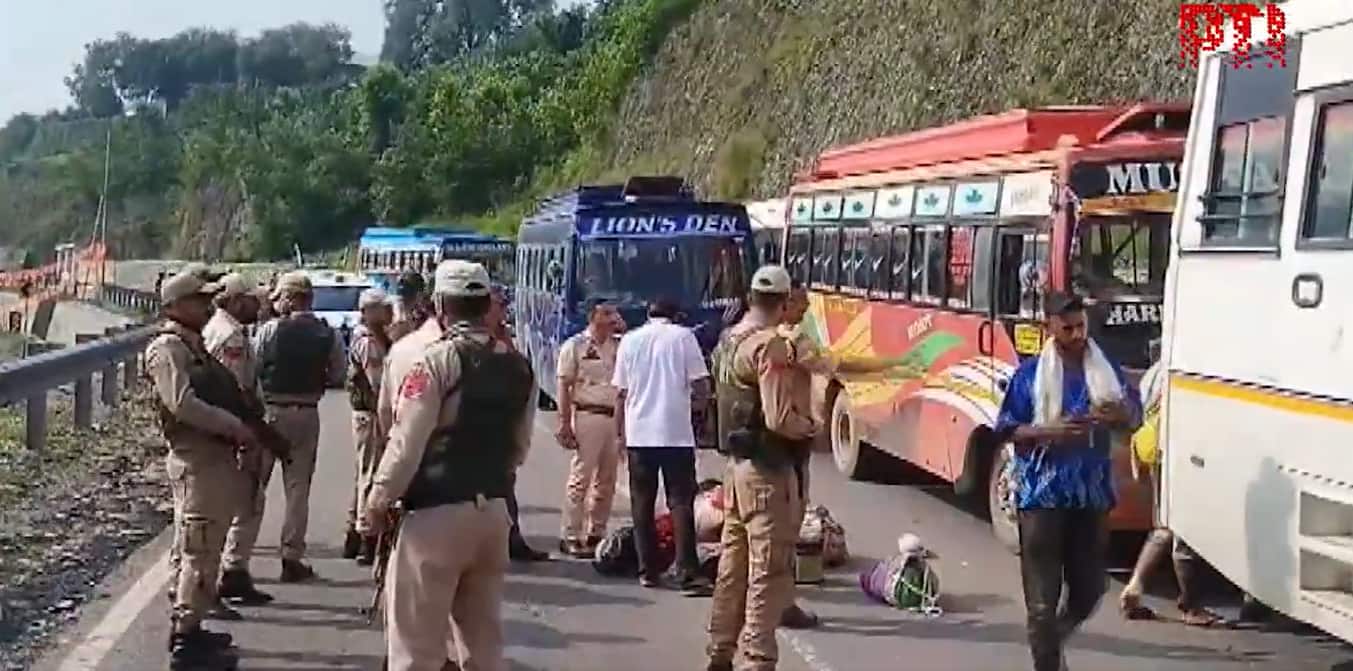 36 Amarnath pilgrims injured after multiple buses collide in J&K's Ramban