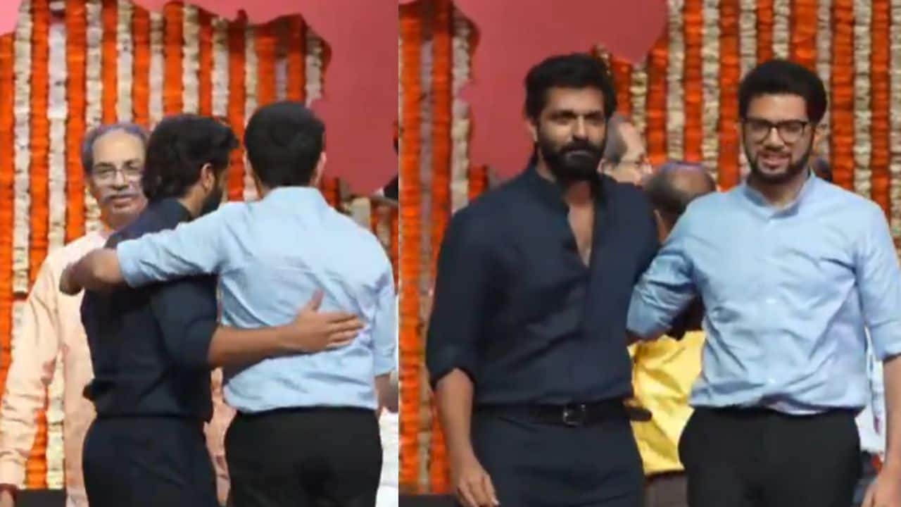Amit, Aditya hug and shake hands as fathers Uddhav and Raj reunite ...