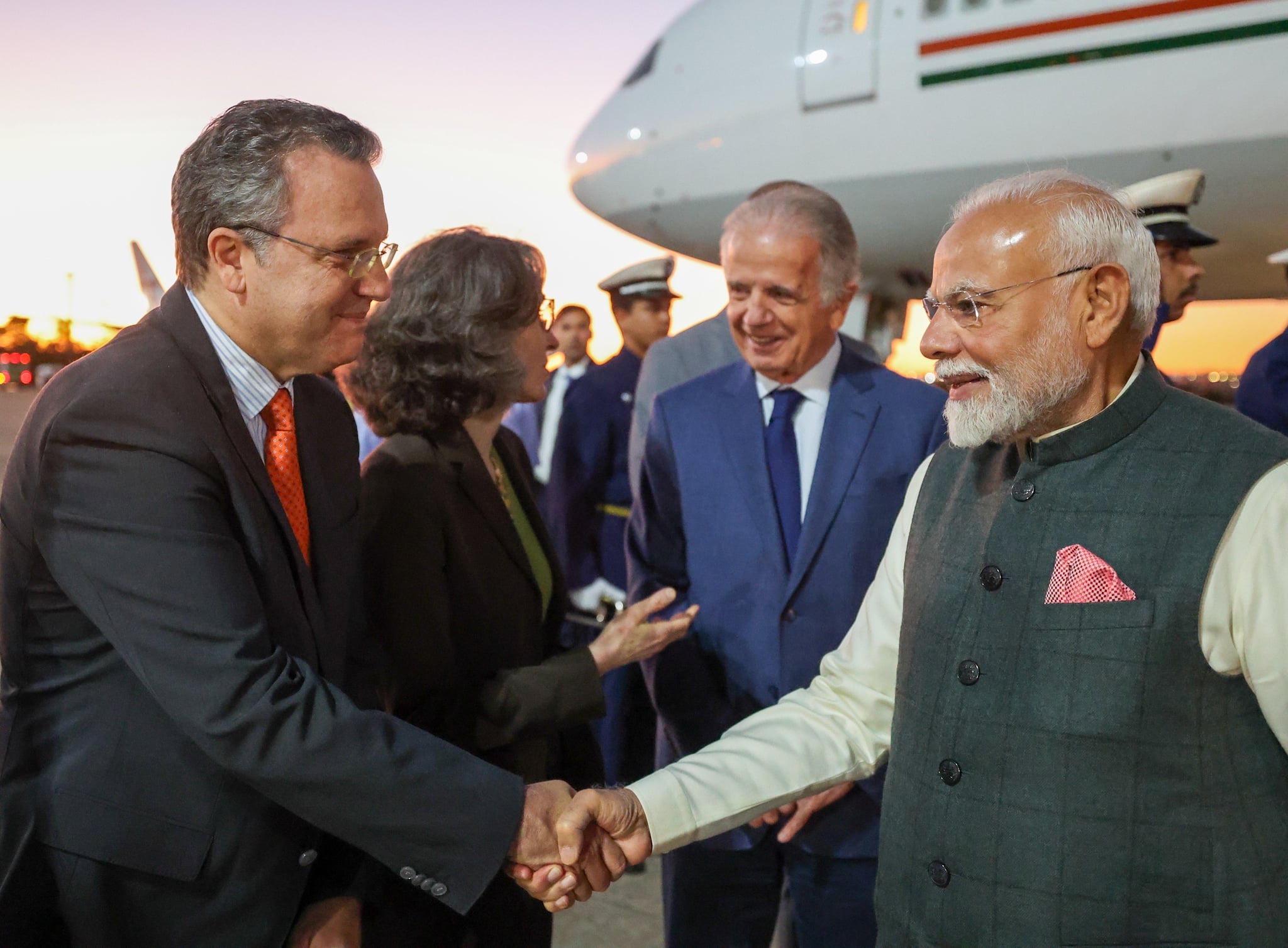 PM Modi arrives in Brasilia, receives warm welcome from Indian diaspora | In pics
