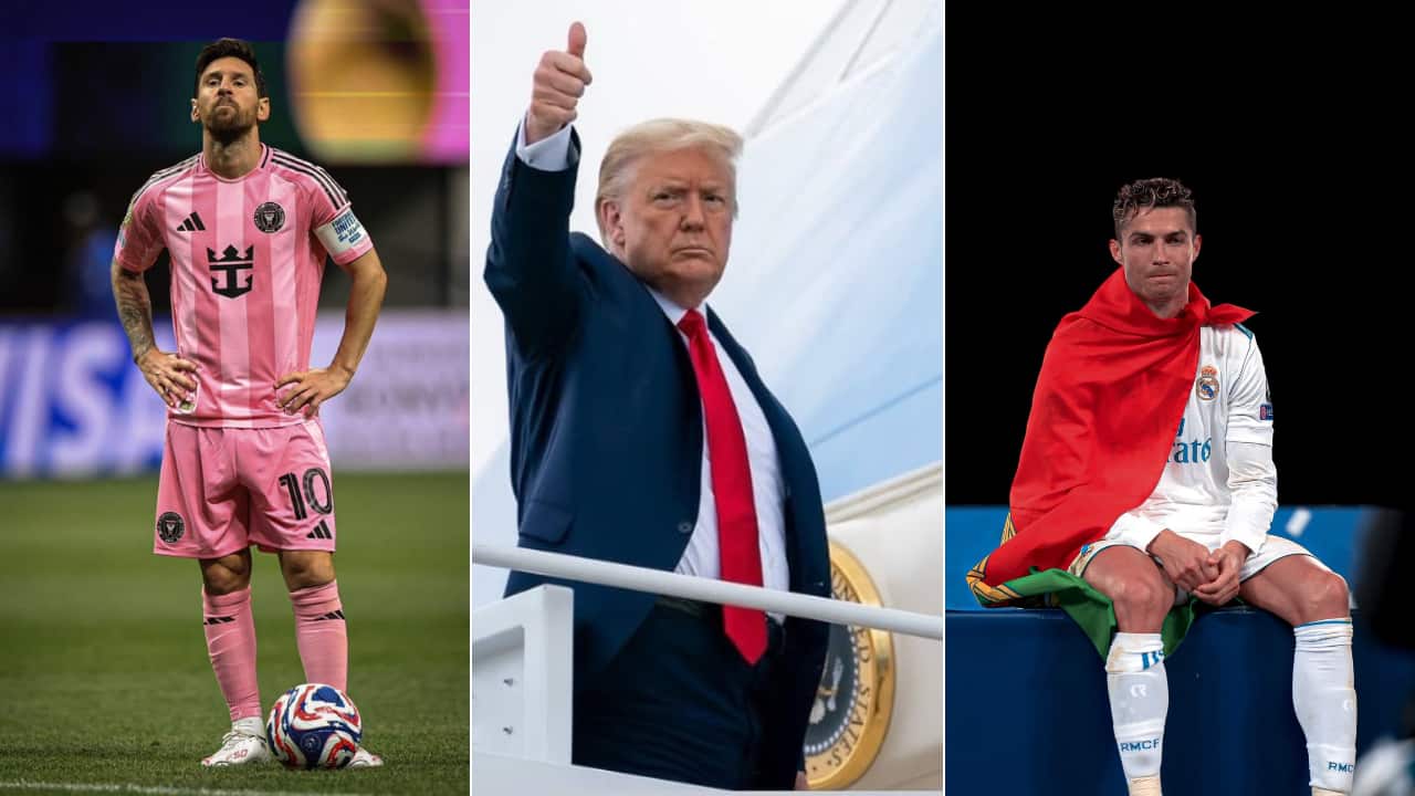 Donald Trump snubs Ronaldo-Messi, names 3-time World Cup winner as G.O ...